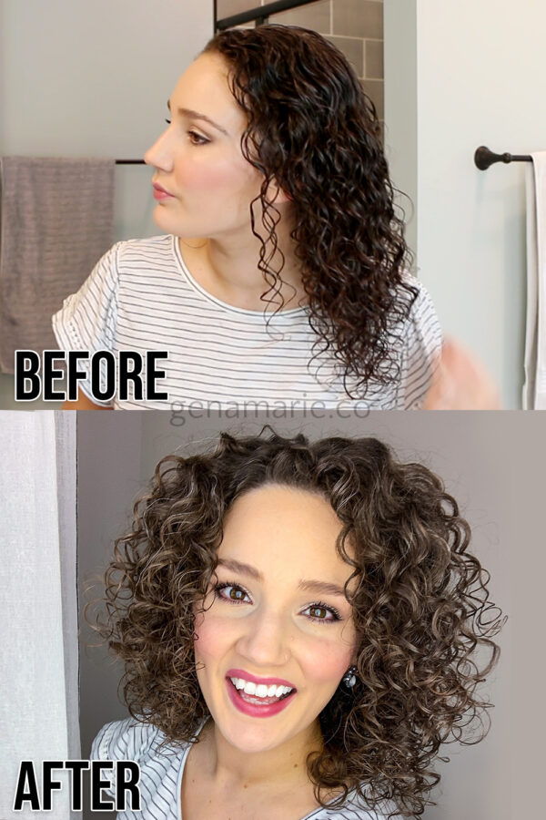 How to Reduce Drying Time | Fast-Drying Curly Hair Routine - Gena Marie