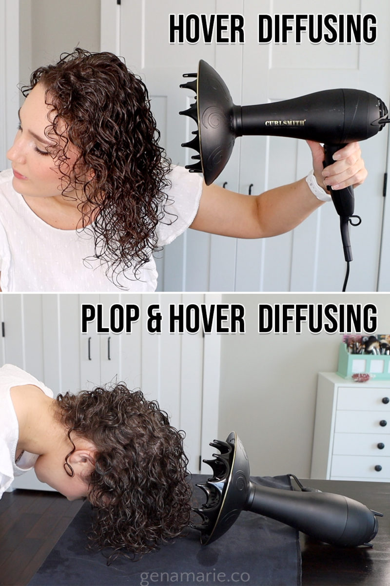 3 Diffusing Techniques Compared ft. Curlsmith's NEW De-Frizzion Dryer - Gena Marie