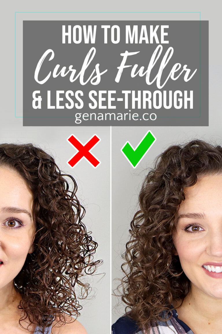 How to Make Curls Look Fuller & Less See-Through | Thin Curly Hair ...