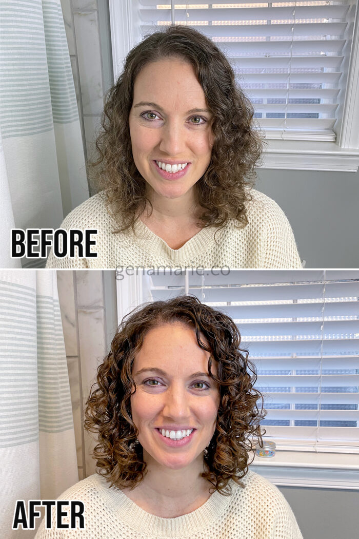 Styling My Sisters Low Density, Short Curly Hair! - Gena Marie
