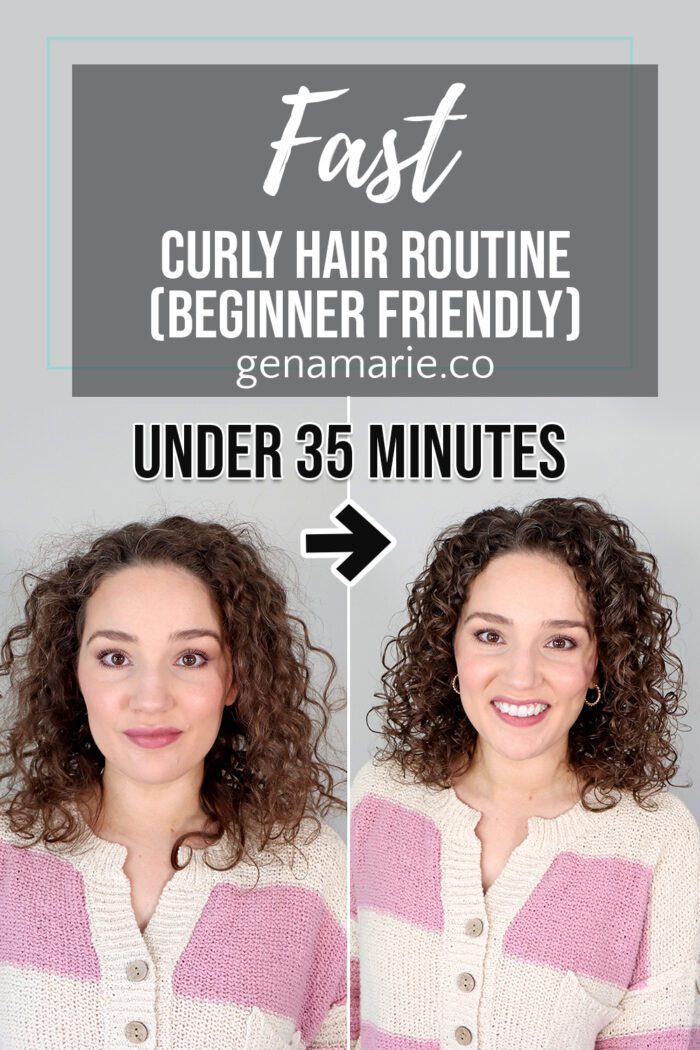 Quick & Easy, Beginner-Friendly Curly Hair Routine - Gena Marie