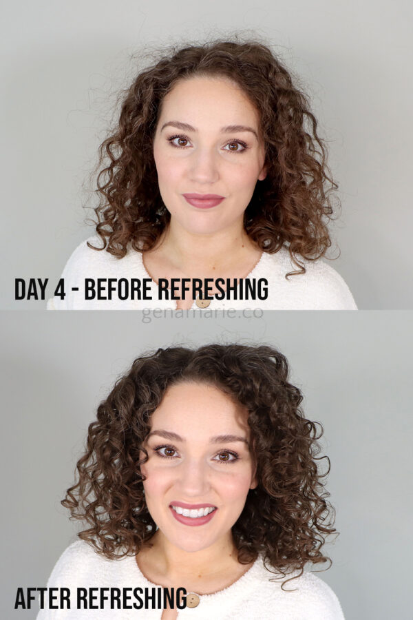 How to Get Rid of Tangles When Refreshing Curly Hair - Gena Marie