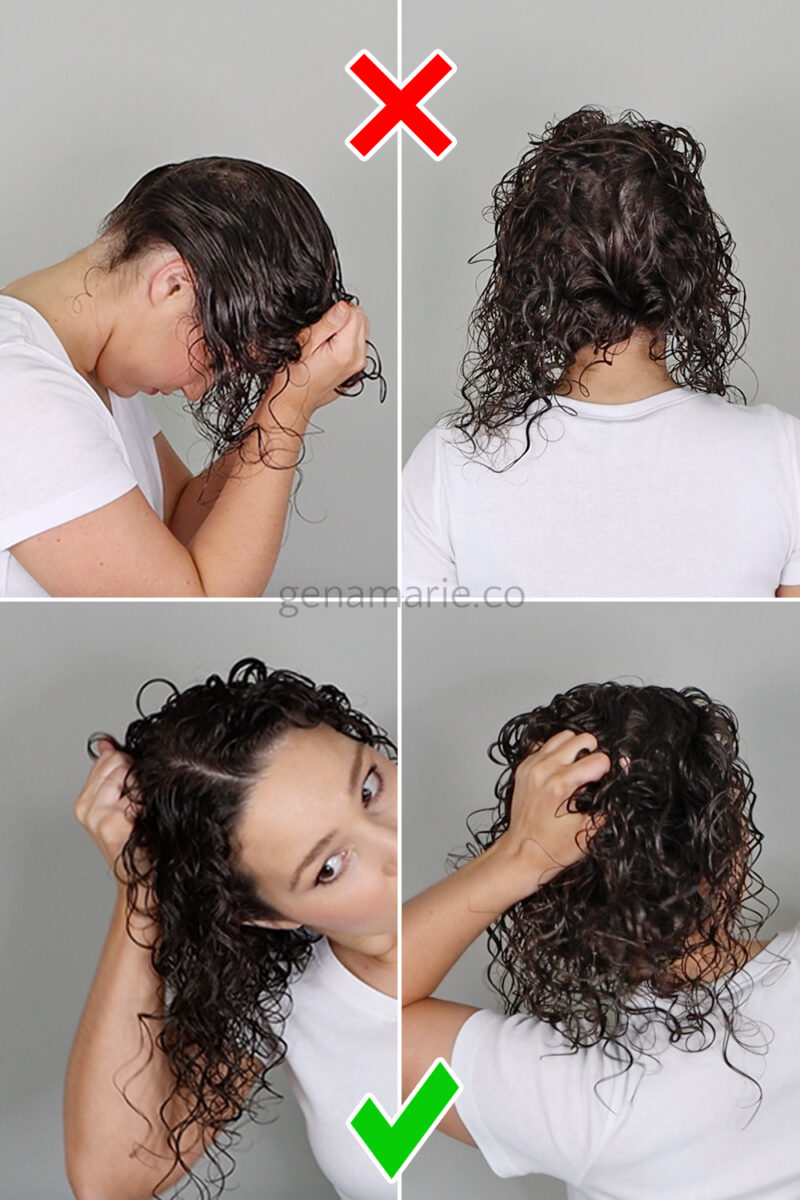 How to Style the Back of Your Curly Hair + Thin Curls Tips - Gena Marie