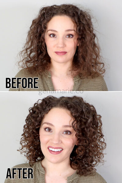 How to Fix Stringy Curls when Refreshing & Clump Curls - Gena Marie