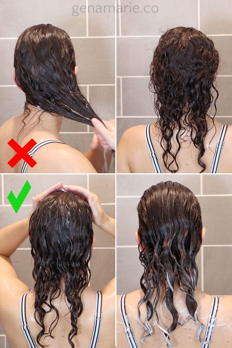 Hair Washing Mistakes - How to Properly Wash Curly Hair - Gena Marie