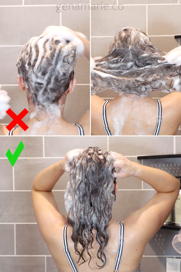 Hair Washing Mistakes - How to Properly Wash Curly Hair - Gena Marie
