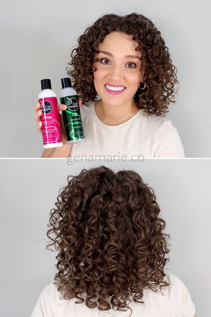 How to Section Curly Hair when Styling for Beginners - Gena Marie