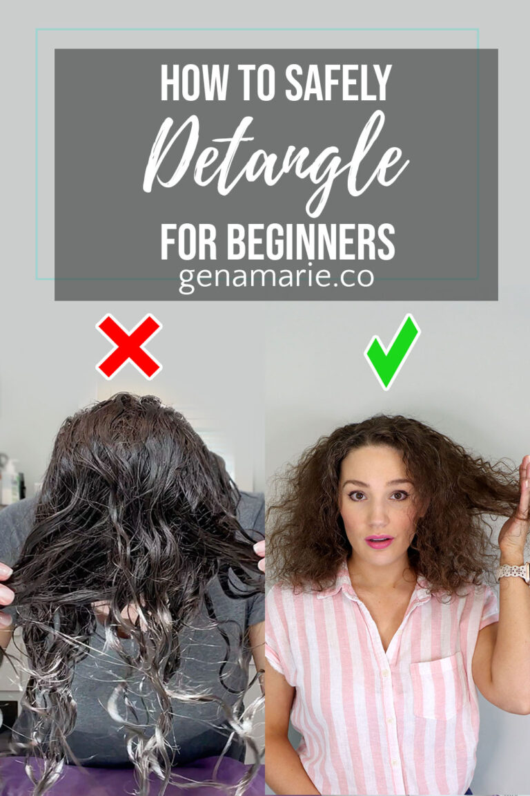 How to Detangle Curly Hair Properly | Detangling 101 - Gena Marie