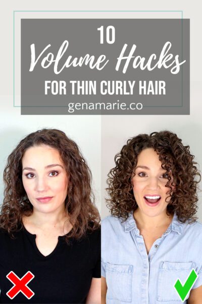 10 Hacks For Volume And Fullness In Thin Curly Hair Gena Marie