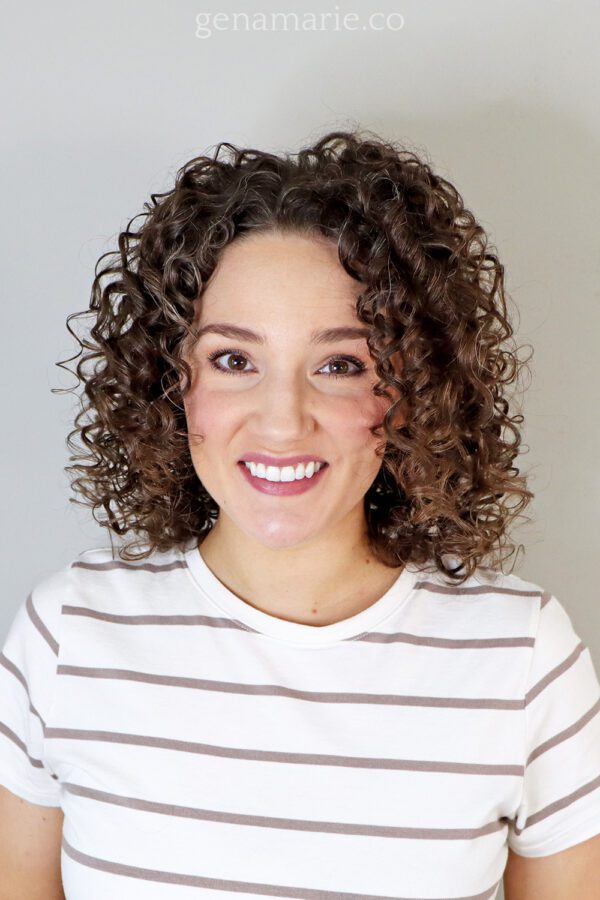 How to Brush Style to Smooth Frizzy Curly Hair, Simplified for ...