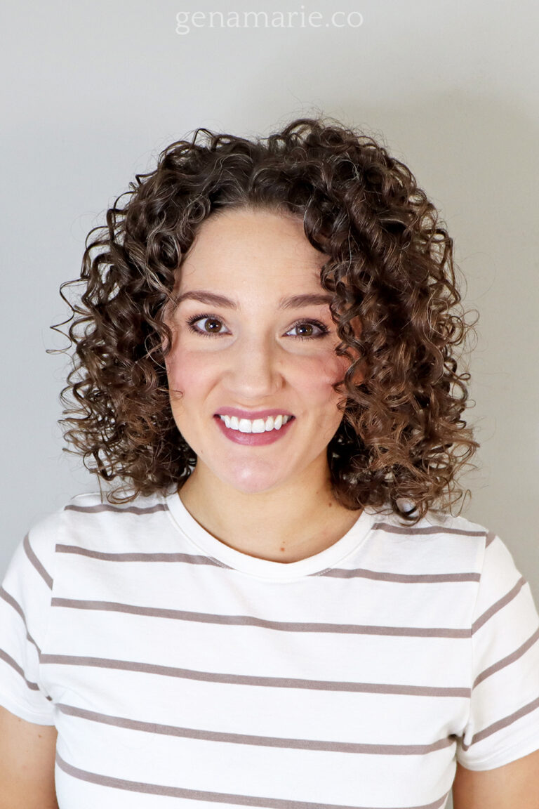 How to Brush Style to Smooth Frizzy Curly Hair, Simplified for ...