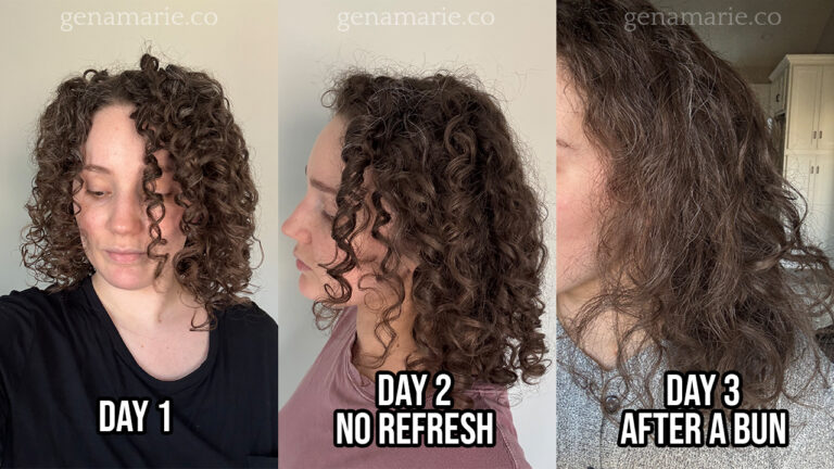 How to Refresh Limp/Loosened Waves & Curls + Sleep Protection - Gena Marie